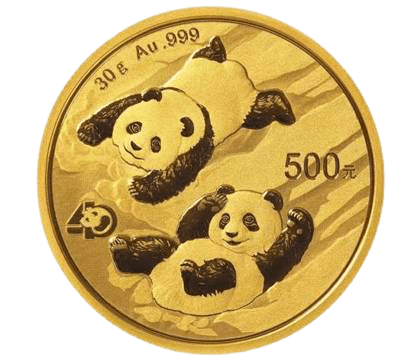 Złota moneta Chińska Panda, 30 g, 2022